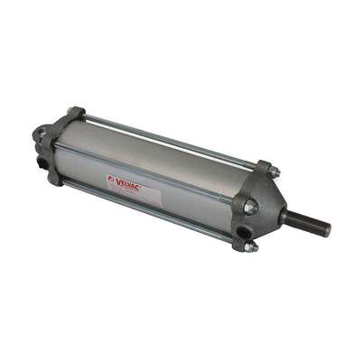 933813-2 2 1/2" Air Cylinder Bore Dia. with 8" Stroke Aluminum , Clevis ...