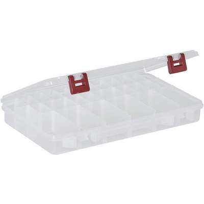 920990-6 Plano Molding Compartment Box: 9 1/4 in x 1 7/8 in, Clear, 28 ...
