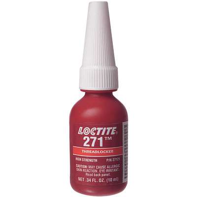 911400-2 Loctite Threadlocker: Series 271, Threadlocker, Red, Liquid ...