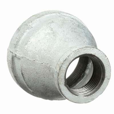 915669-4 Galvanized Malleable Iron Reducer Coupling, 1-1/2" x 1-1/4 ...