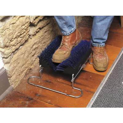 915012-6 Boot Brush: 16-1/2 in L x 14-3/4 in W x 7 in H, Work Boots ...