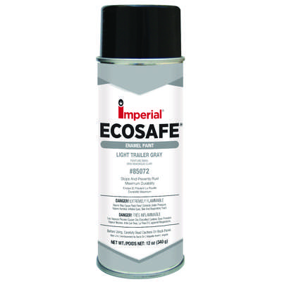 85072 Imperial Ecosafe Gloss Spray Paint, Light Trailer Gray, 12 oz ...