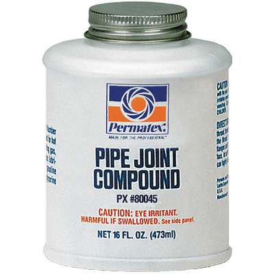 912235-6 Permatex Pipe Joint Compound: 16 oz., Bottle, Polymerized ...