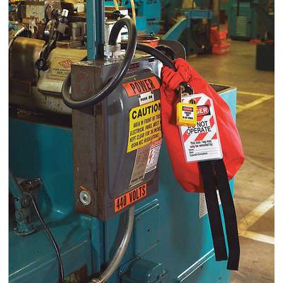 919772-2 Master Lock Lockout Cinch Sack Cover; Fits Odd Size and Large ...