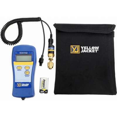 921491-6 Yellow Jacket Vacuum Gauge, LCD Display, Measuring Range 10 to ...