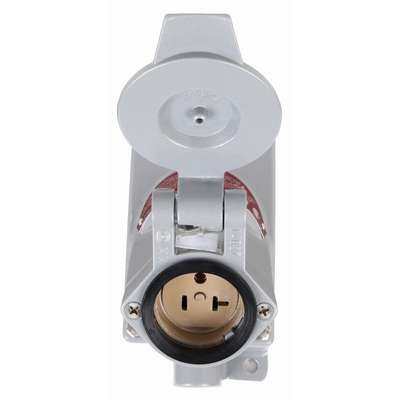 930937-9 Hubbell Killark Receptacle, 120VAC Voltage, 20 Amps, Number of ...