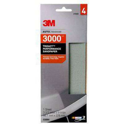 76097 3M Trizact Abrasive Sheet, 3000 Grit, 9"L x 3-2/3"W | Imperial ...