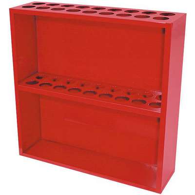 247 Imperial Red Steel Threaded Rod Organizer, 18 Holes | Imperial Supplies