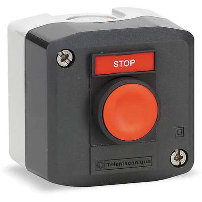914151-4 Schneider Electric Push Button Control Station, 1NC Contact Form, Number of Operators ...