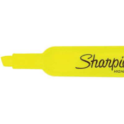 912021-6 Sharpie Accent Wide Highlighter with Chisel Tip, Fluorescent ...