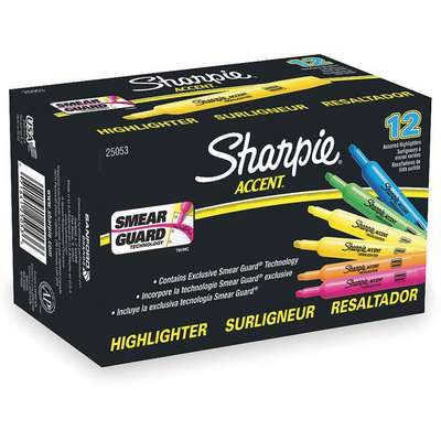 911554-6 Sharpie Accent Wide Highlighter Set with Chisel Tip ...