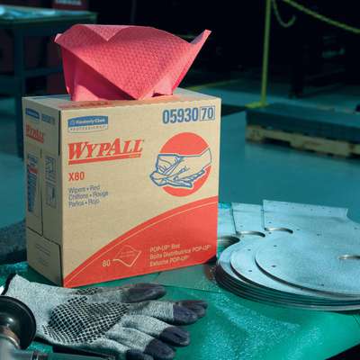 913016 Wypall Dry Wipe: Dispenser Box, Super Heavy Absorbency ...