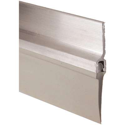 926189-4 Single Fin Door Sweep, Aluminum, 4 ft. Length, 3/4" Flange ...