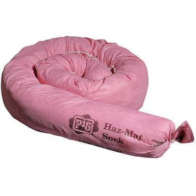 925499-7 PIG Absorbent Sock for Chemical & Hazmat Spills; 3-5/6 ft. L ...