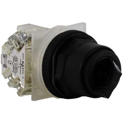919175-9 Schneider Electric Non-Illuminated Selector Switch, Size: 30mm, Position: 2, Action ...