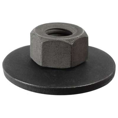 890337 M6-1.00 Hex Nut with Free Spinning Washer; 24 mm dia., 24 mm Hex ...
