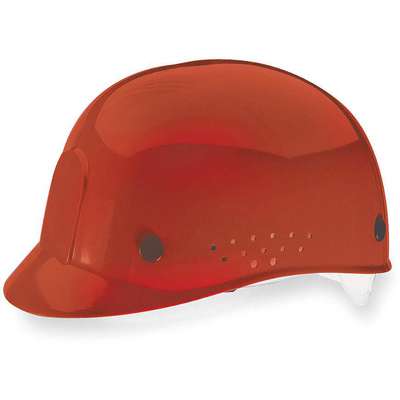 920863-9 Msa Bump Cap: Front Brim Head Protection, Red, Pinlock, 6-1/2 ...