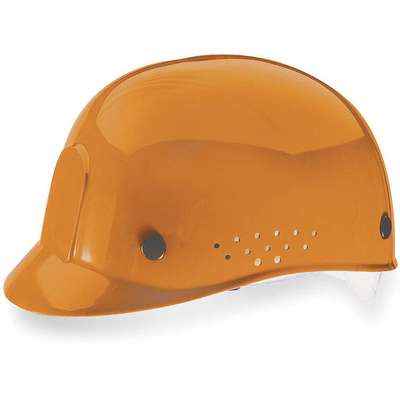 913465-1 Msa Bump Cap: Front Brim Head Protection, Orange, Pinlock, 6-1 ...