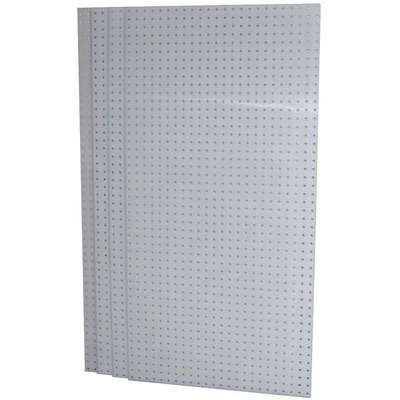 Polypropylene Pegboard Panel, White, 24" x 48" | Imperial Supplies