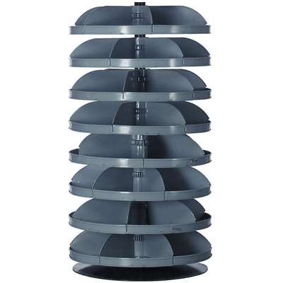 925173-3 Durham 52-7/8" Steel Revolving Storage Bin with 500 lb. Load ...