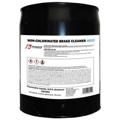 820054 Penray Non-Chlorinated Brake Parts Cleaner, 5 Gal. Pail, 45% VOC ...