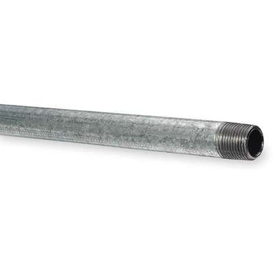 933885-8 Pipe: Galvanized Steel, 1 1/4" Nominal Pipe Size, 2 ft ...