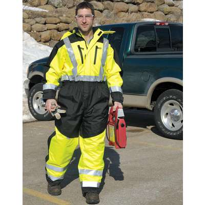 927867-4 Occunomix Rain Coverall, ANSI Class: Class 3, Type R, XL ...
