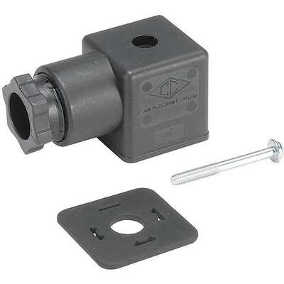 914733-6 DIN 436050A Solenoid Coil Connector with Plug Lead Type ...