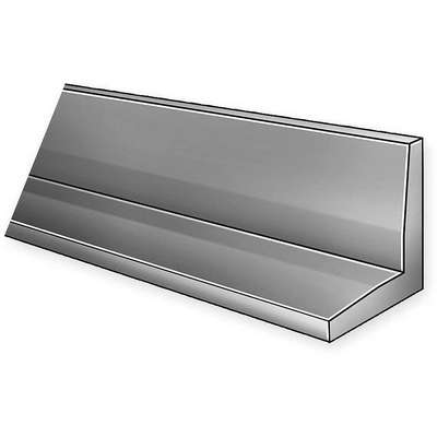 POLYMERSHAPES 2NJC7 Angle Stock, White, 120" | Imperial Supplies