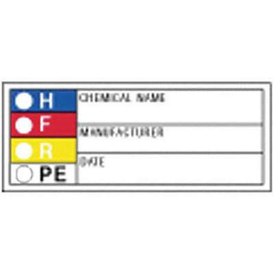911646-3 Harris Industries HMIG Label, Vinyl, English, HMIG, Blue, Red ...