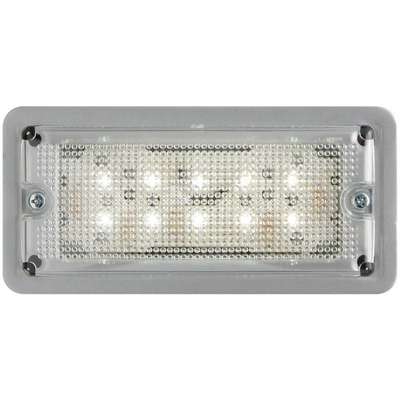 Imperial White LED Rectangle Recess Mount Dome Lamp | Imperial Supplies
