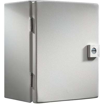 926498-4 Rittal 10"H x 10"W x 6"D Metallic Enclosure, Light Gray ...