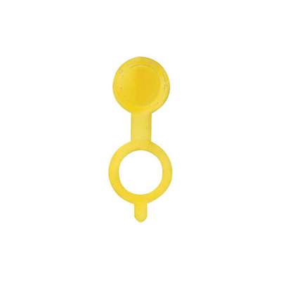 929666-1 Grease Fitting Cap, Plastic, 55/64" Overall Length, Yellow, PK ...