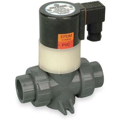 923132-4 PVC Solenoid Valve, 2-Way/2-Position Valve Design, Normally ...