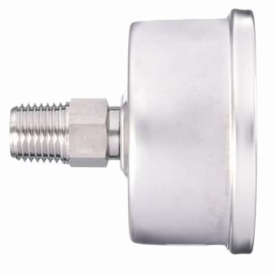 933099-3 Vacuum Gauge, 100 kPa Vac to 0, 30" Hg Vac to 0 Range, 1/4", MNPT, +/-3-2-3% Gauge ...