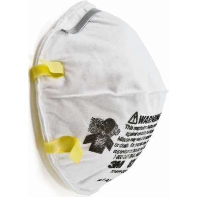 88080 3M N95 Disposable Respirator, Molded, White, Mask Size: Universal ...