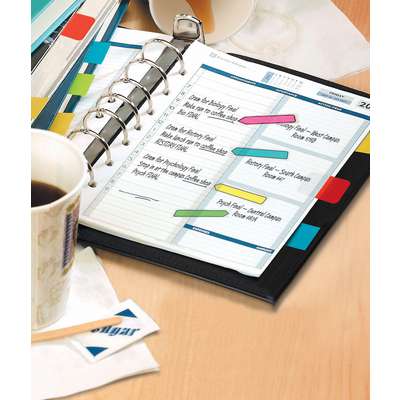 935345-2 Post-It Sticky Flags, 1" x 1-1/2", 1/2" x 1-3/4", Standard ...