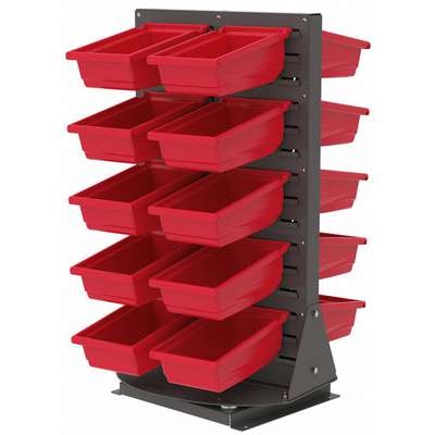 926268-3 Akro-Mils Louvered Bench Rack with 0 Bins, 16"W x 18"D x 32"H ...