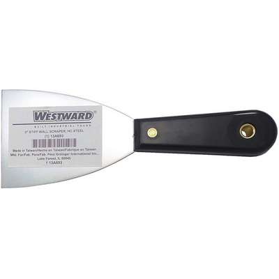 929152-4 Westward Wall Scraper: 3 in Blade Wd, Carbon Steel, 3 1/2 in ...