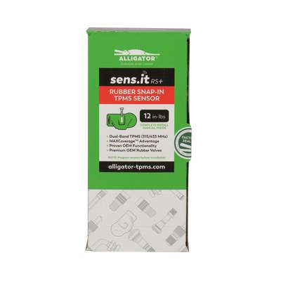 60225 Alligator Sensit Rs+ Dual Freq Sensor W/ Rubber Snap-In Valve ...