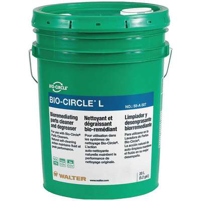 912765-2 Bio-Circle 5.2 gal Parts Washer Cleaning Solution, Translucent ...