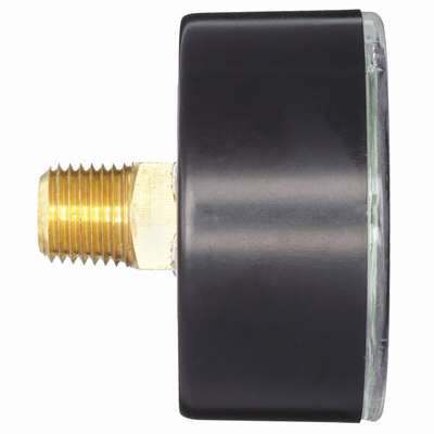 915957-4 Vacuum Gauge, 100 kPa Vac to 0, 30" Hg Vac to 0 Range, 1/4", MNPT, +/-3-2-3% Gauge ...