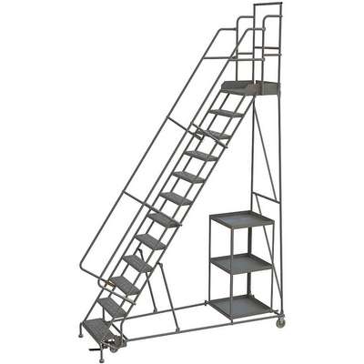 914292-9 Tri-Arc TriArc 12-Step, Steel Stock Picking Rolling Ladder ...