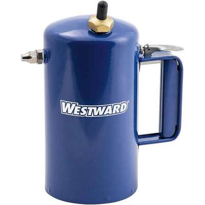 916416-8 Westward 32 oz. Carbon Steel with Blue Enamel Reusable Sprayer ...