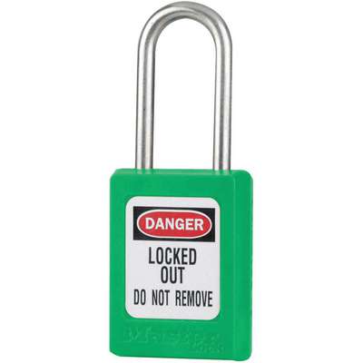 914712-8 Master Lock Green Lockout Padlock, Different Key Type ...