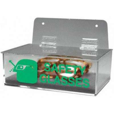 3846 9" x 6" x 3" Acrylic Protective Eyewear Dispenser, Clear; Holds Up ...