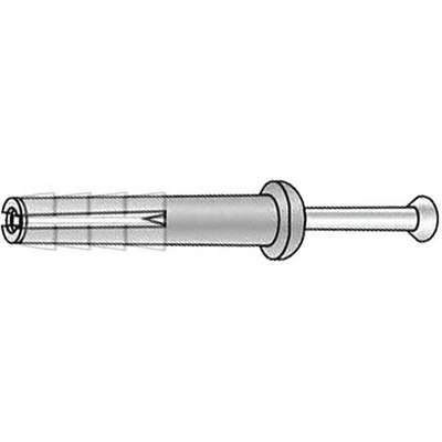 925272-6 Mushroom-Head Hammer Drive Pin Anchor, 1-1/2"L x 1/4" Dia ...