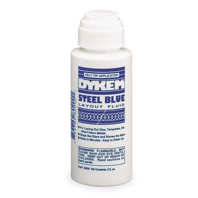 930139-1 Dykem Machining Layout Fluid, Container Size 2 oz., Bottle ...
