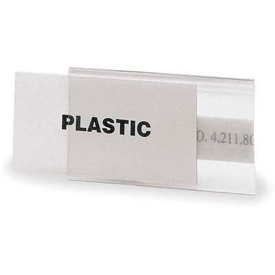 913291-7 Hol-Dex Label Holder: Slide In Label Holder, 1 in W, 6 in L ...