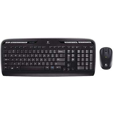 918004-6 Logitech Keyboard/Mouse Set: Wireless, Optical, Windows(R ...